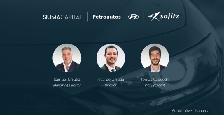 Siuma Capital asesora a Petroautos en la venta a Sojitz